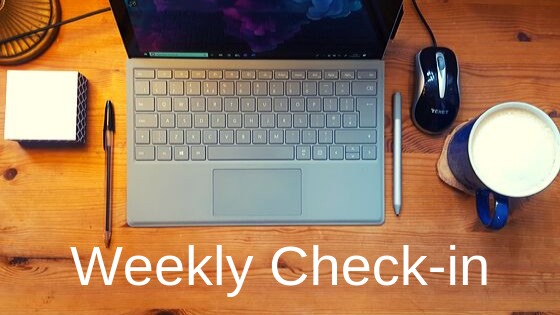 Weekly Check-in (12) – Rev Poppy